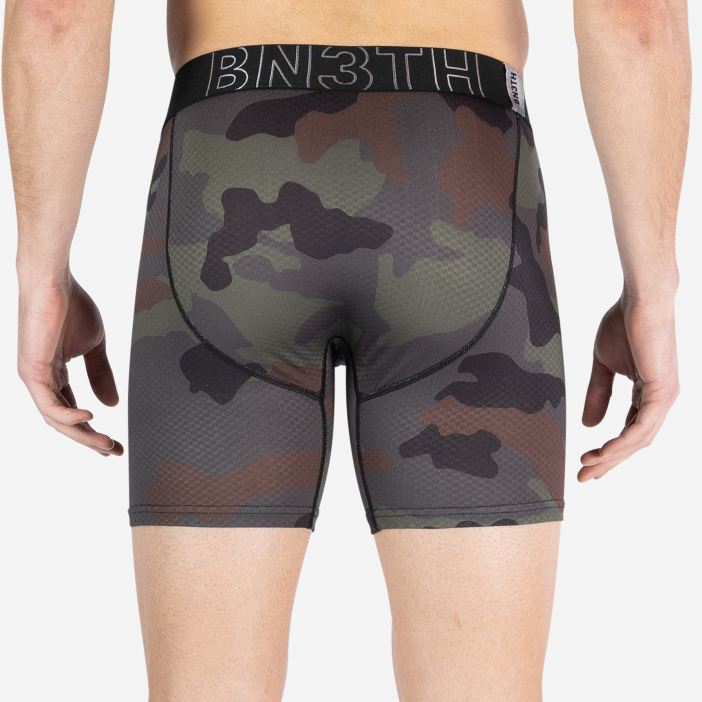 Pro Agua X Boxer Brief: Basecamp Camo Woodland | BN3TH Underwear – BN3TH.ca